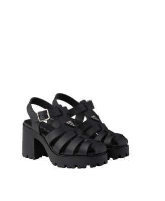 Click here for Prada Womens Rubber Platform Sandals prices