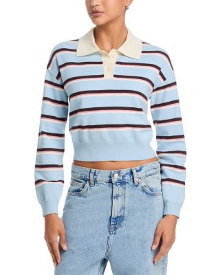 Click here for Aqua Rugby Striped Sweater prices