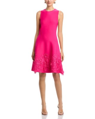 Click here for Teri Jon by Rickie Freeman Knit Fit-and-Flare Lace... prices