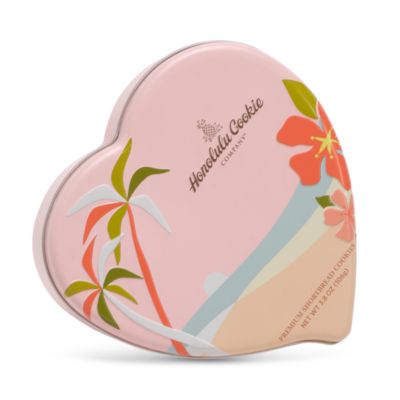 Click here for Honolulu Cookie Company Paradise Heart Tin  24 Pie... prices