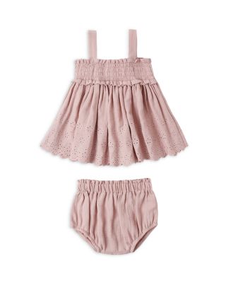 Click here for Quincy Mae Girls Mae Smocked Tank Top & Bloomers S... prices