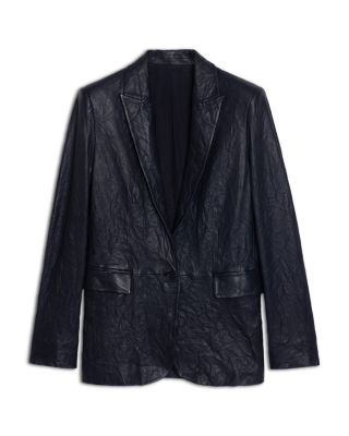 Click here for Zadig & Voltaire Leather Crinkle Jacket prices
