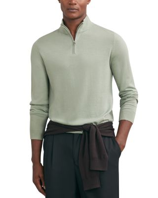 Click here for Reiss Half Zip Funnel Sweater prices