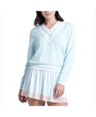 Click here for Lucky in Love Victory V-Neck Sweater prices