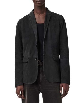 Click here for Allsaints Monet Waxed Suede Regular Fit Blazer prices