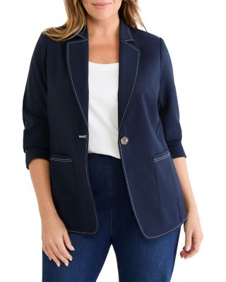 Click here for Nic+Zoe Plus Stretch Accent Stitch Anywhere Blazer prices