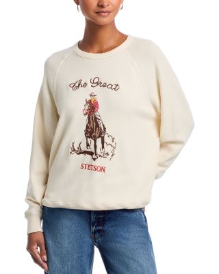 Click here for The Great. The College Stetson Graphic Sweatshirt prices