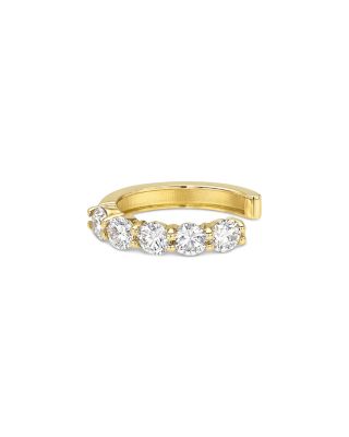 Click here for Zoe Lev 14K Yellow Gold Lab Grown Diamond Ear Cuff prices