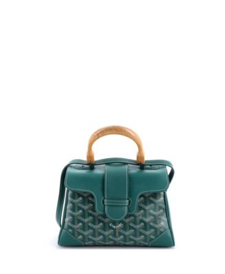 Click here for Pre-Owned Goyard Mini Saigon Top Handle Bag Coated... prices