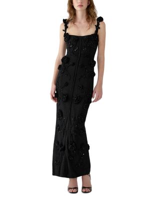 Click here for Carolina Herrera Crocheted Sequinned Gown prices