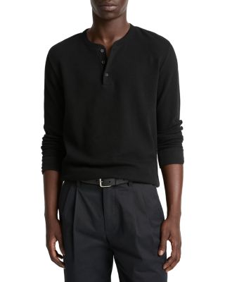 Click here for Vince Jacquard Rib Long Sleeve Henley prices