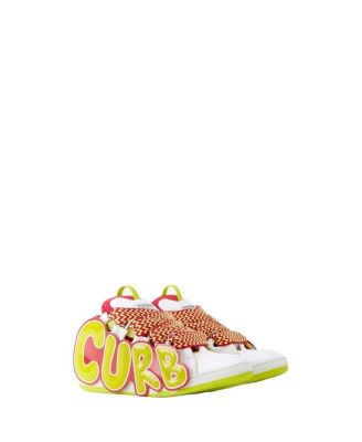 Click here for Lanvin Unisex Curb Patch Sneakers in Leather prices