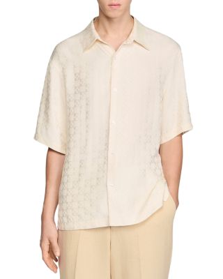 Click here for Sandro Jacquard Cross Shirt prices