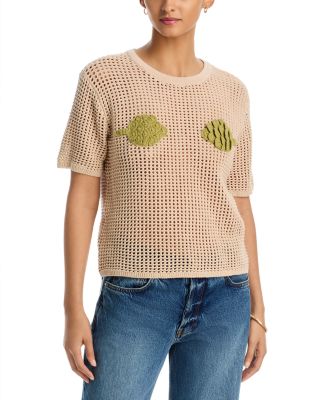 Click here for Aqua Open Knit Top - Exclusive prices