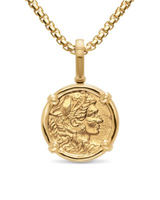 Click here for Mens Alexander the Great Amulet in 18K Yellow Gold... prices