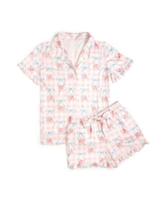 Click here for Sweet Wink Womens Gingham Trellis Lounge Set prices