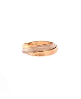 Click here for Pre-Owned Cartier Small Trinity Ring 18K Tricolor... prices