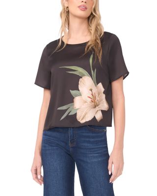 Click here for Vince Camuto Floral Graphic Top prices
