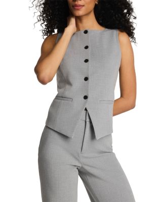 Click here for Spanx Wellsuited Tailored Button Down Vest prices