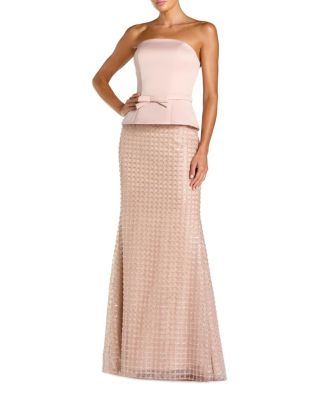 Click here for Mac Duggal Strapless Satin Top with Embellished Sk... prices