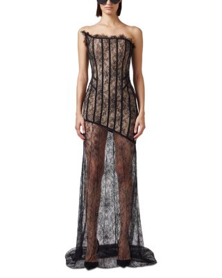 Click here for Giuseppe Di Morabito Lace Bustier Long Dress prices