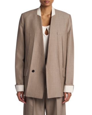 Click here for Victoria Beckham Collarless Jacket prices