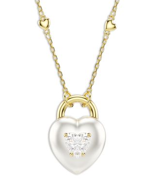 Click here for Swarovski Idyllia Crystal & Cubic Zirconia Heart P... prices