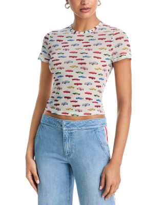 Click here for Alice and Olivia Tess Crewneck Tee prices