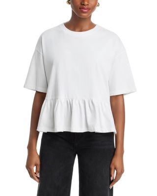 Click here for The Great. The Oversized Ruffle Tee prices