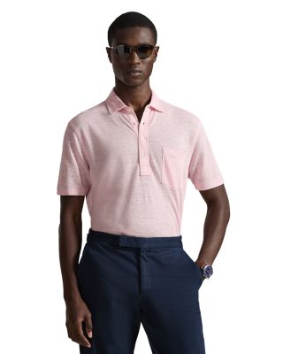 Click here for Polo Ralph Lauren Standard Fit Linen Pique Polo Sh... prices