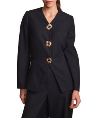 Click here for Mint Velvet Womens Wool Blend Sculpted Jacket prices