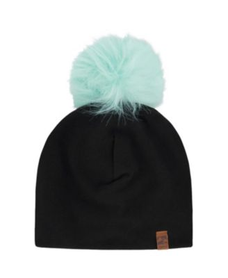 Click here for Deux par Deux Girls Stretch Jersey Hat with Pompom... prices