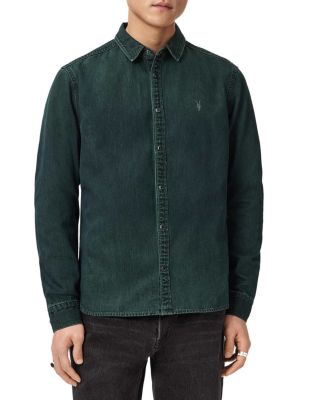 Click here for Allsaints Gleason Denim Shirt prices