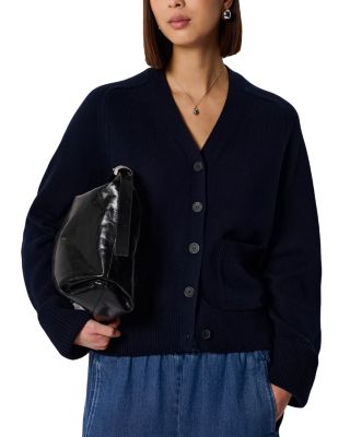 Click here for Whistles Cotton Pocket Detail Cardigan prices