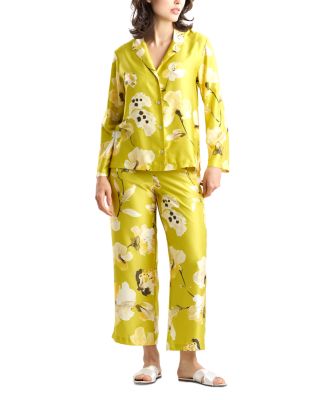 Click here for Natori Aurelia Printed Charmeuse Notch Pajama Set prices