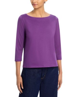 Click here for Eileen Fisher Bateau Neck Top prices