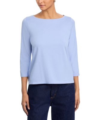 Click here for Eileen Fisher Bateau Neck Top prices