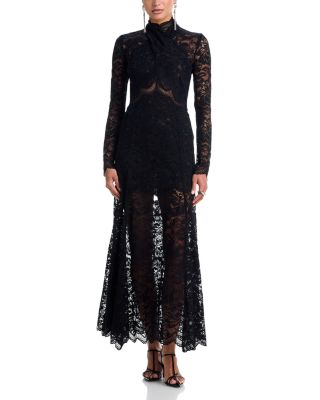 Click here for Rabanne Long Lace Dress prices