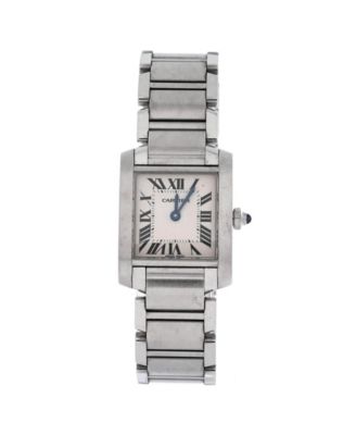 Click here for Pre-Owned Cartier Tank Francaise Quartz Watch in S... prices