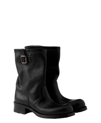 Click here for Prada Womens Leather Mid-Calf Boots prices