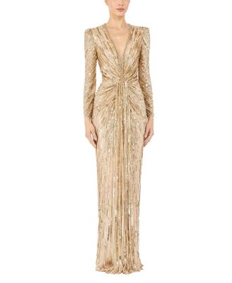 Click here for Jenny Packham Darcy Sequin-Embellished Dress prices