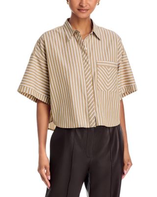Click here for rag & bone Marin Stripe Shirt prices