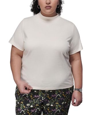 Click here for Wildfang Plus The Everyday Mock Neck Tee prices