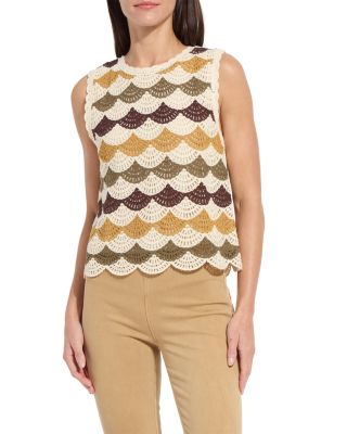 Click here for Lysse Faye Crochet Knit Shell prices