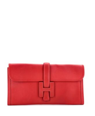 Click here for Pre-Owned HERMES 29 Jige Elan Clutch Swift prices