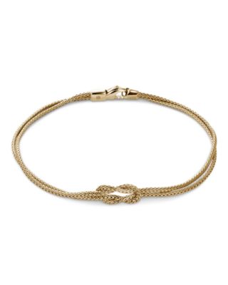 Click here for John Hardy 14K Yellow Gold Love Knot Woven Double... prices