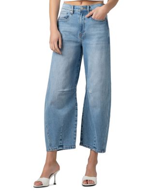 Click here for Blanknyc High Rise Barrel Ankle Jeans in Deep Dive prices
