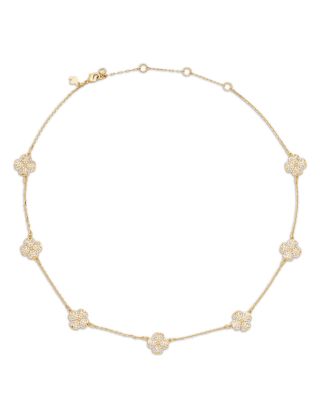Click here for kate spade new york Spade Flower Pave Clover Scatt... prices