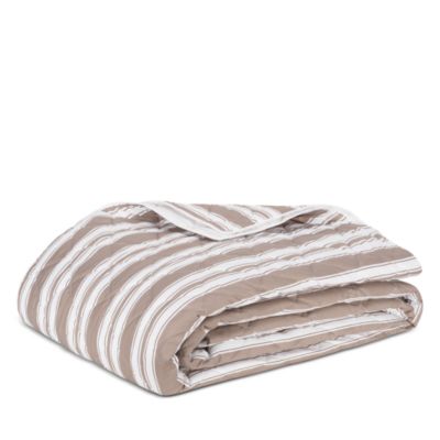 Click here for Matouk Elio Striped Quilt  Full/Queen prices