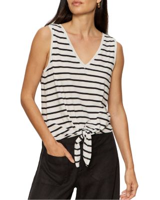 Click here for Sanctuary Floral V Neck Tie Front Tank prices